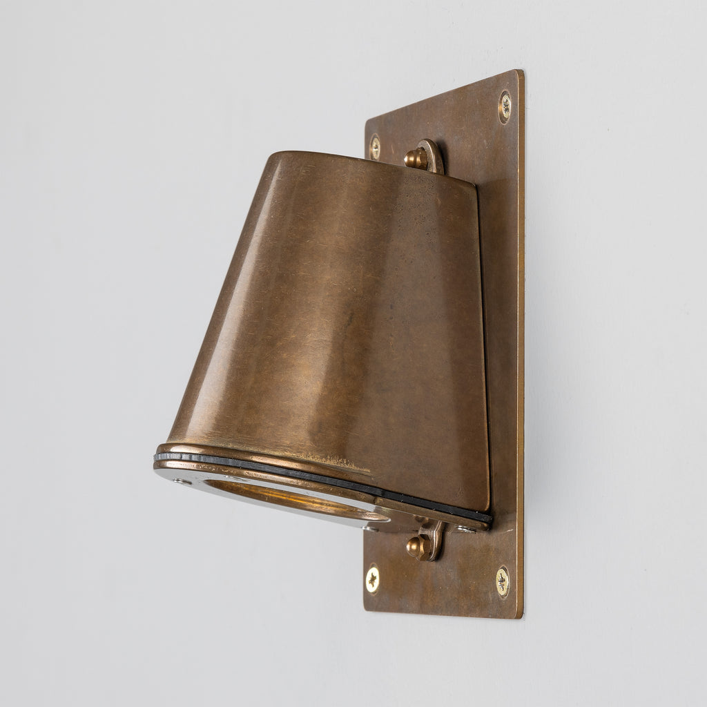 Wade Outdoor Brass Spotlight by Mullan Lighting