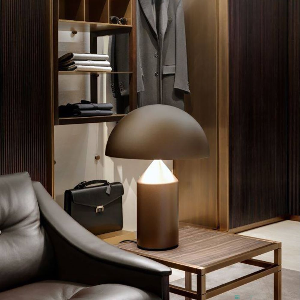 Atollo Metal Table Lamp By Oluce