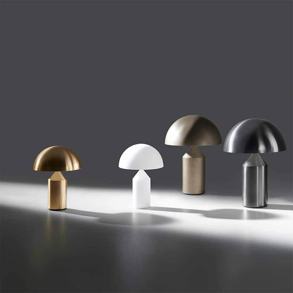 Atollo Metal Table Lamp By Oluce
