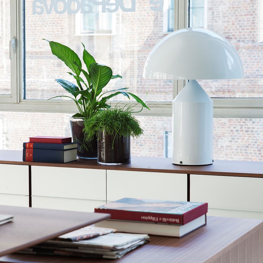 Atollo Metal Table Lamp By Oluce