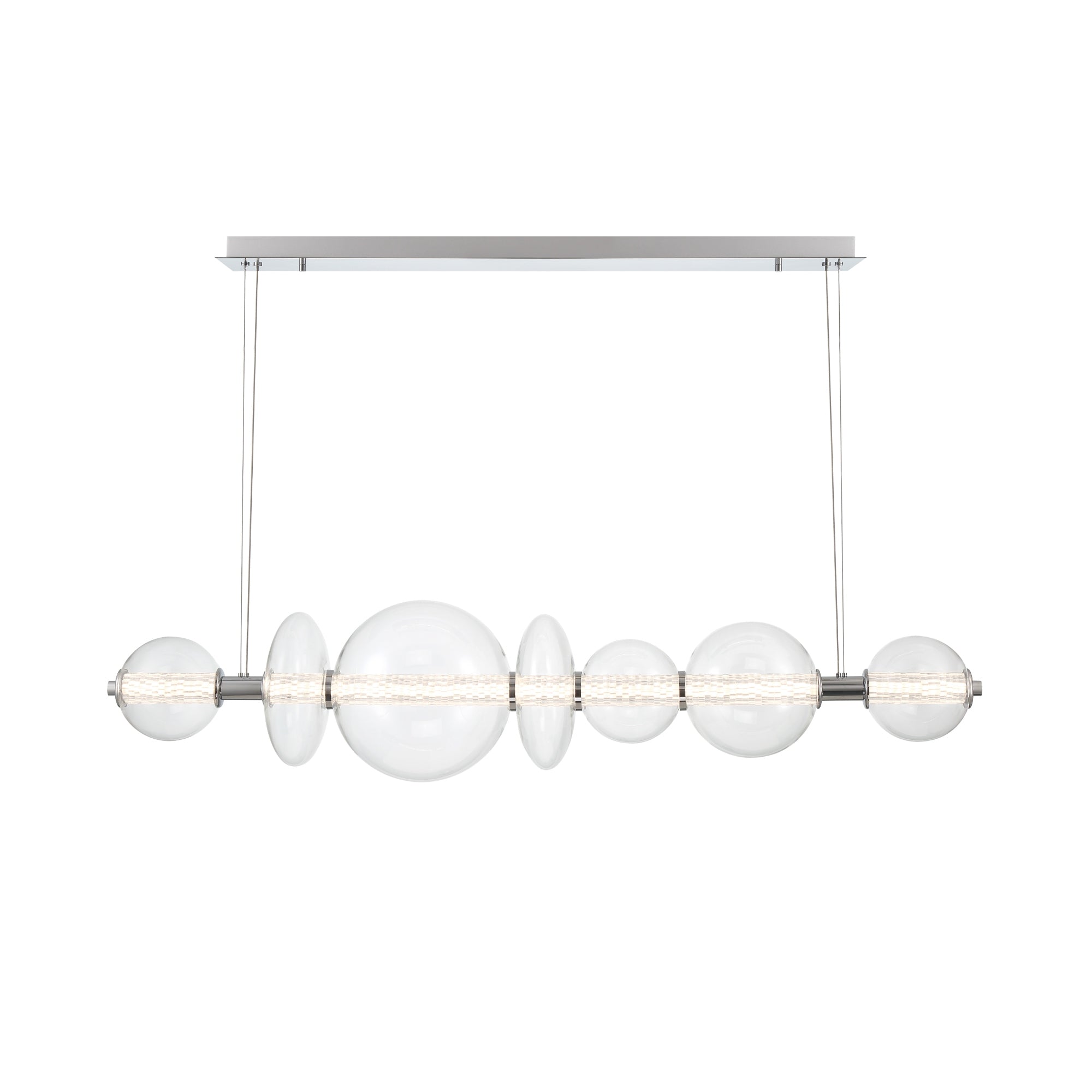 Atomo Linear Chandelier By Eurofase