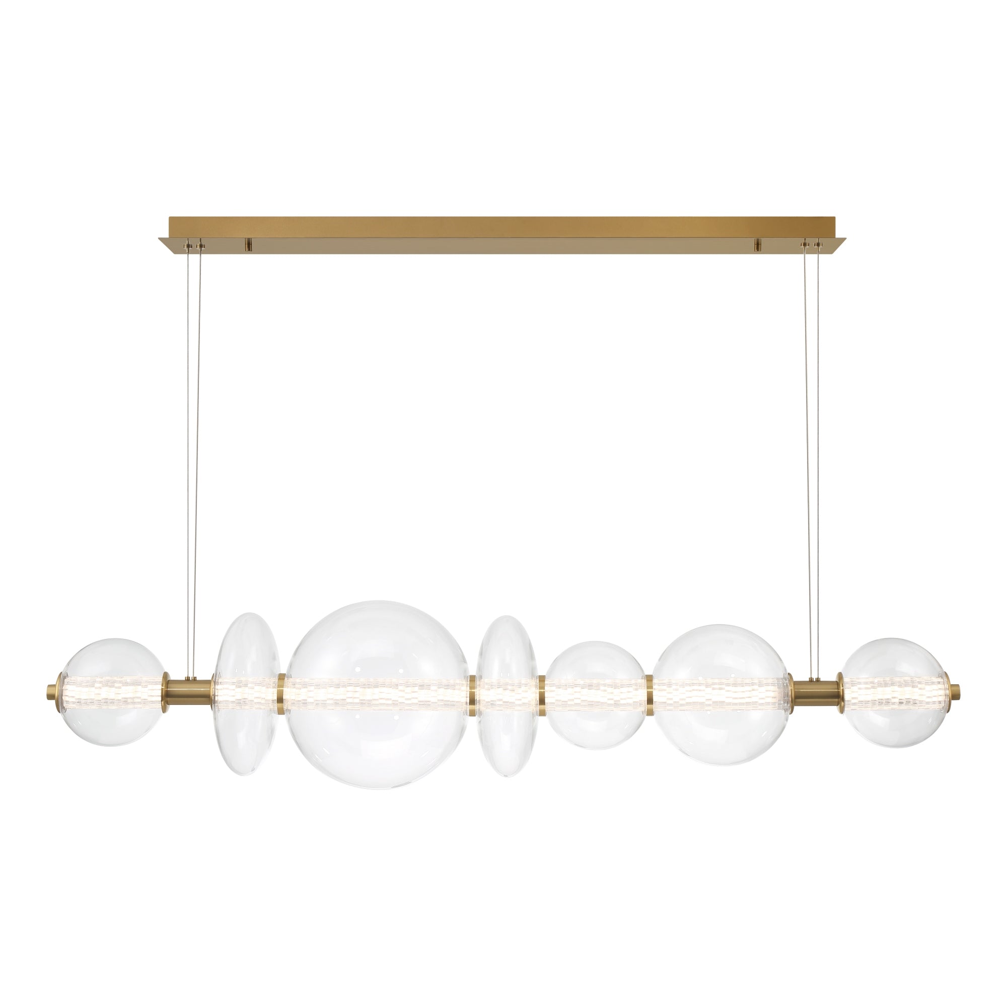 Atomo Linear Chandelier By Eurofase