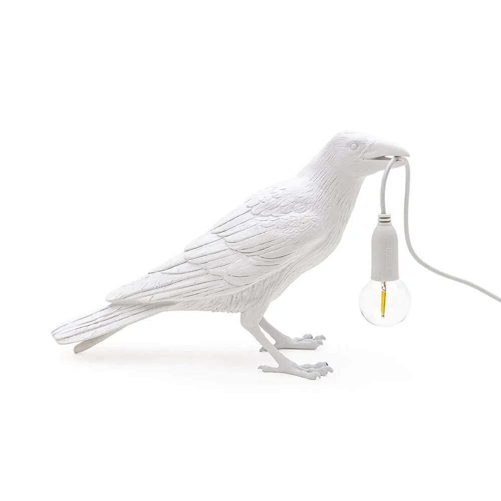Bird Lamp Waiting Outdoor By Seletti