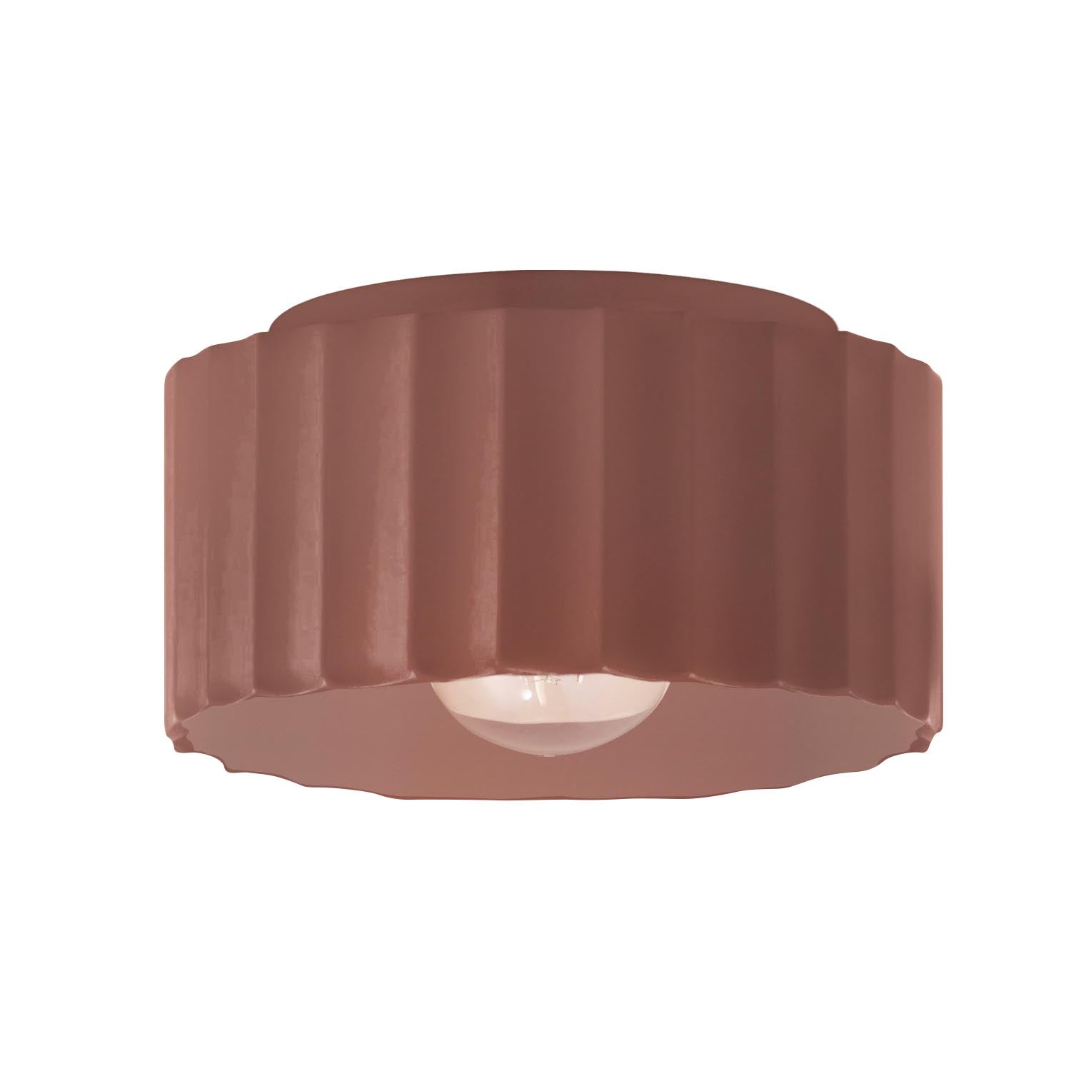 Ceramic Gear Flush-Mount By Justice Design