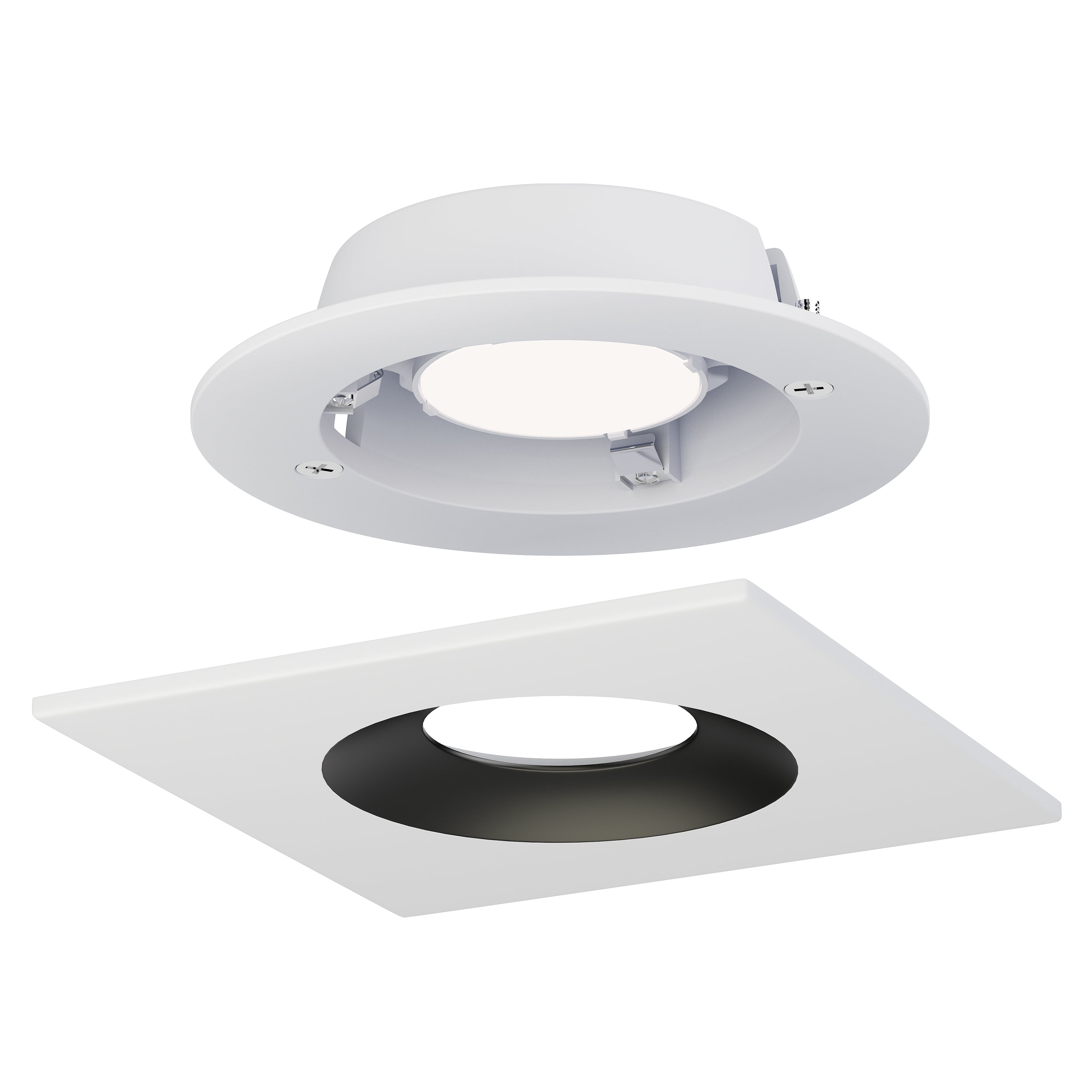 Crisp 4” Square LED Recessed Downlight 3000K By Maxim Lighting