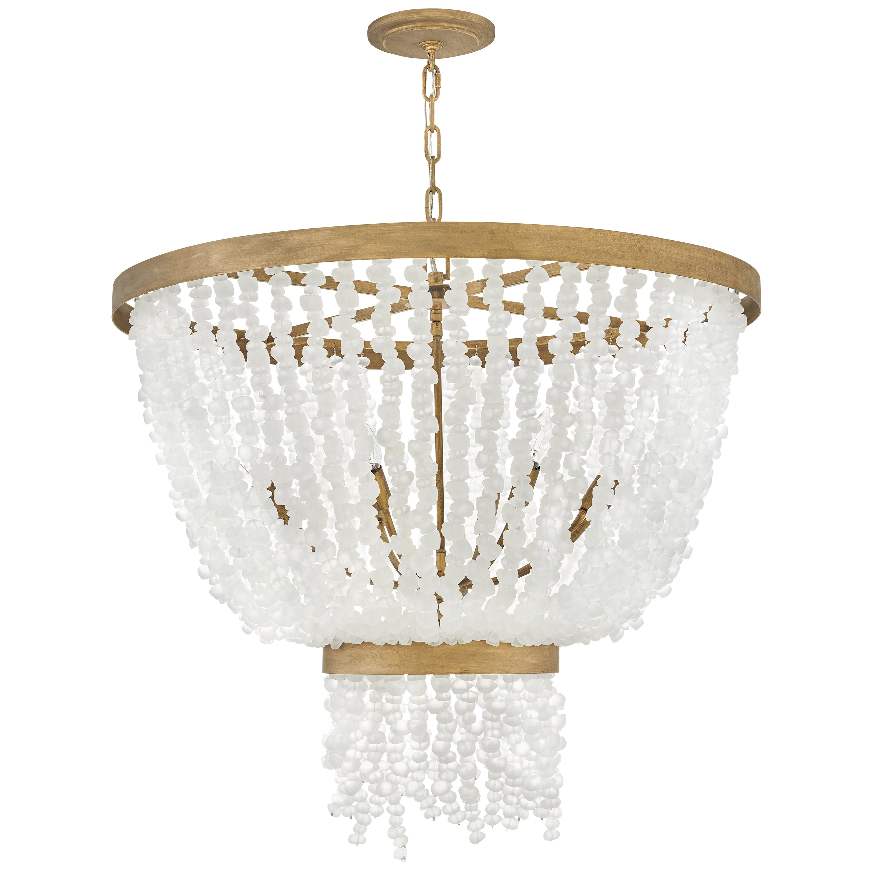 Dune Medium Single Tier Chandelier By Frederic Ramond