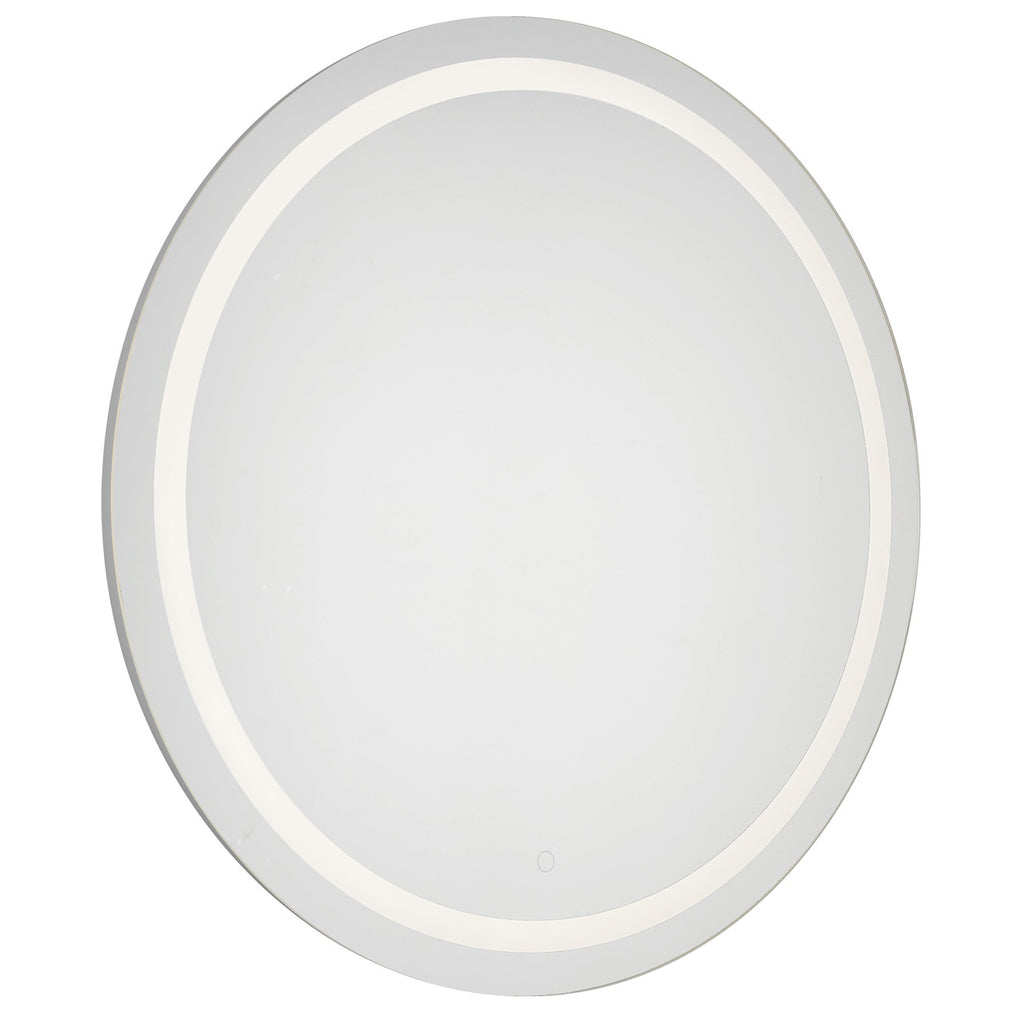 Hillmont Round Lighting Mirror By Kuzco