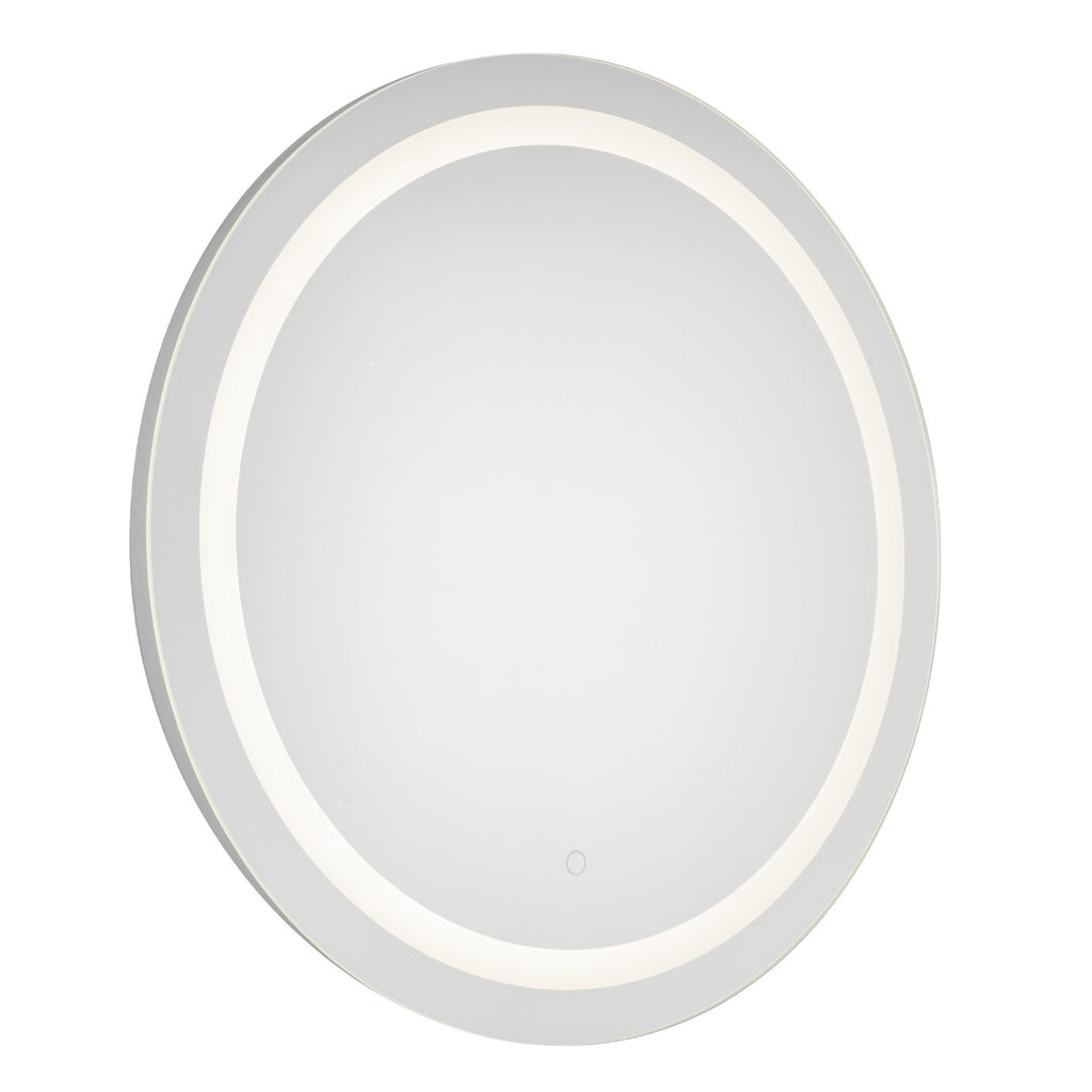 Hillmont Round Lighting Mirror By Kuzco
