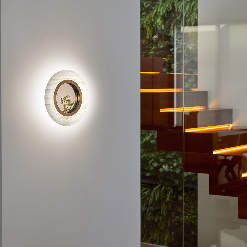Lens Circular Wall Sconce By LZF