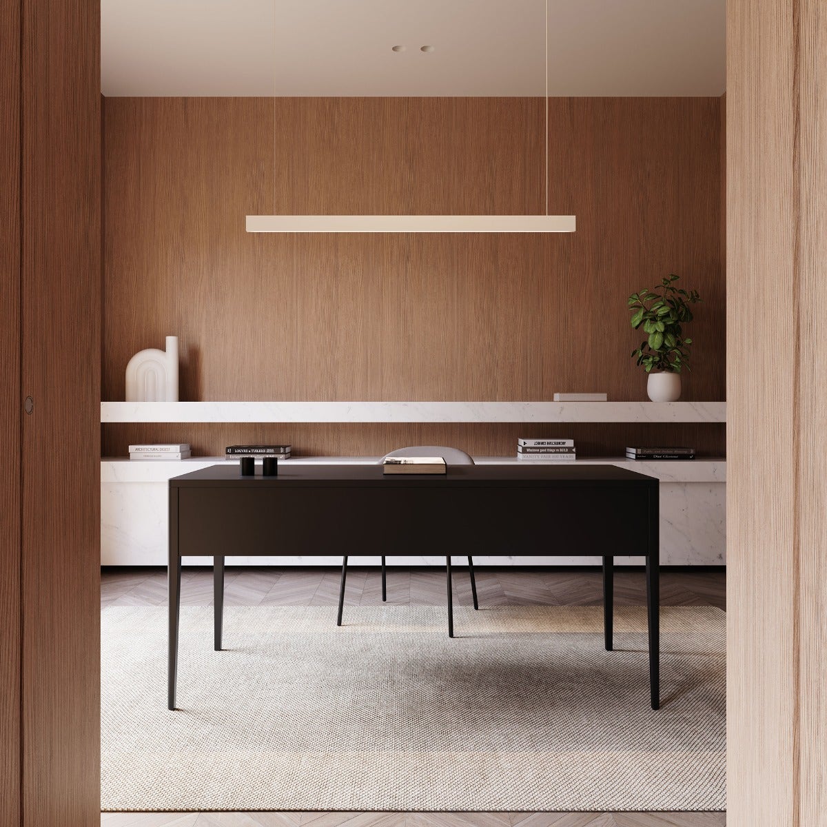 Lithe 2-Sided Linear Pendant By Sonneman