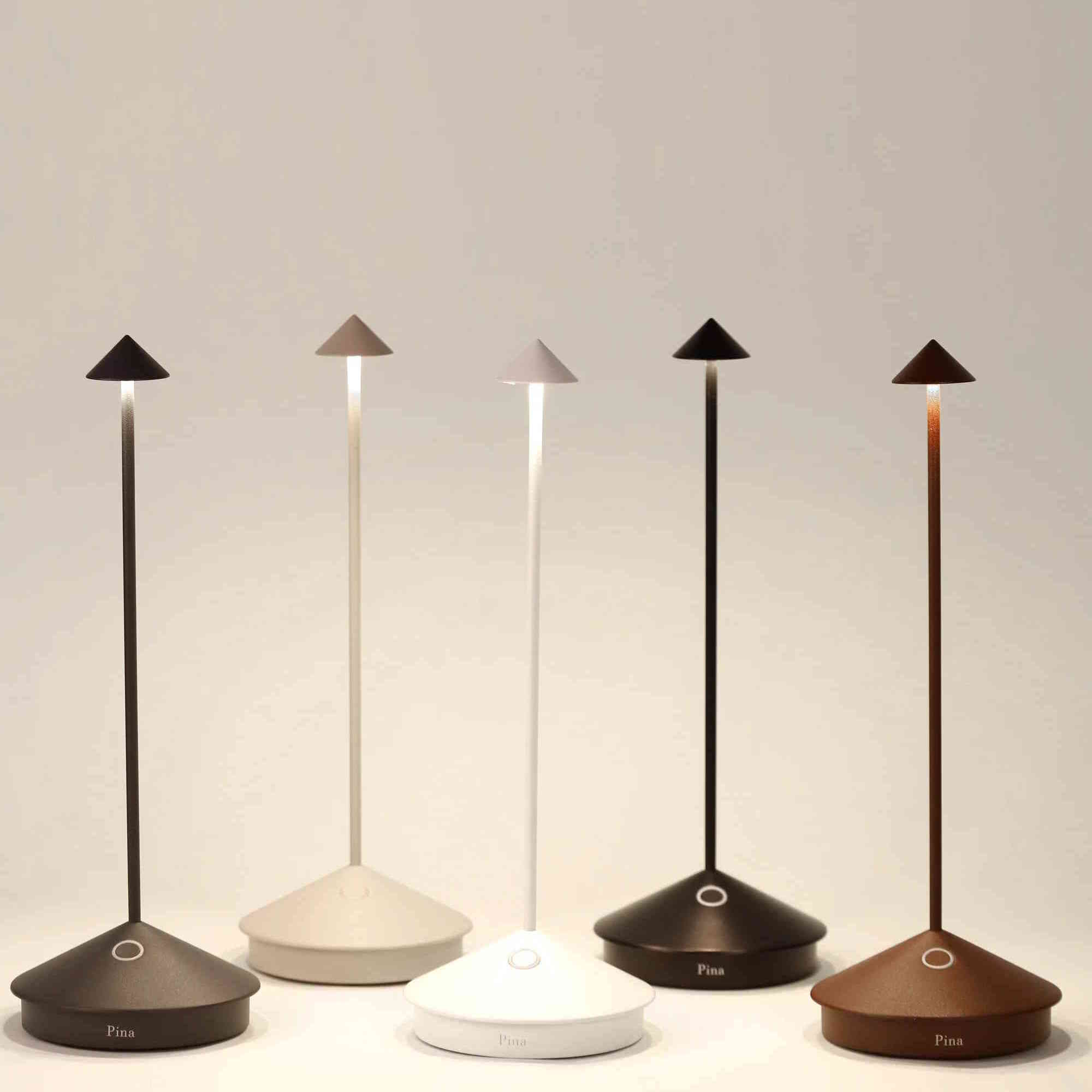 Pina Battery Operated Table Lamp by Zafferano