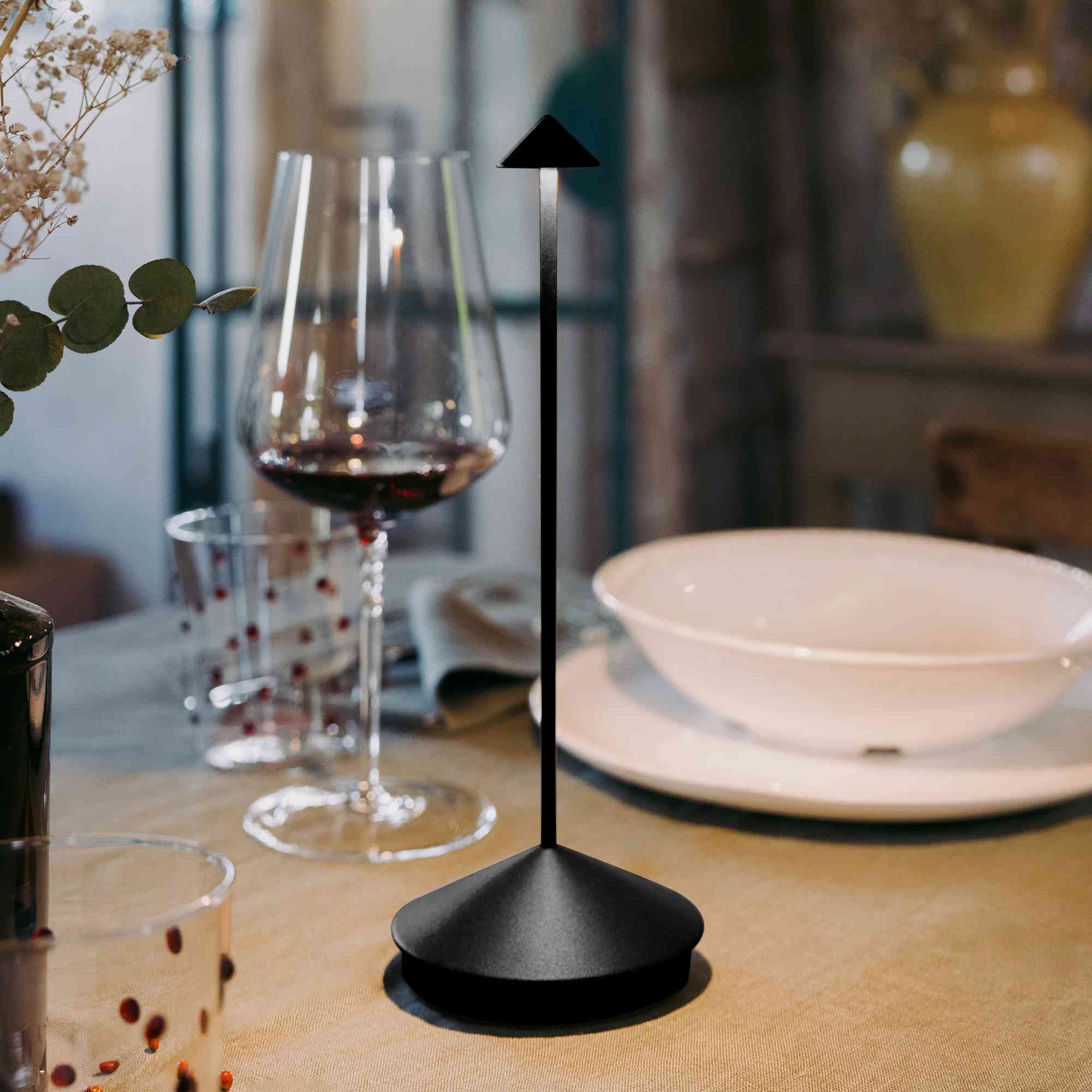 Pina Battery Operated Table Lamp by Zafferano