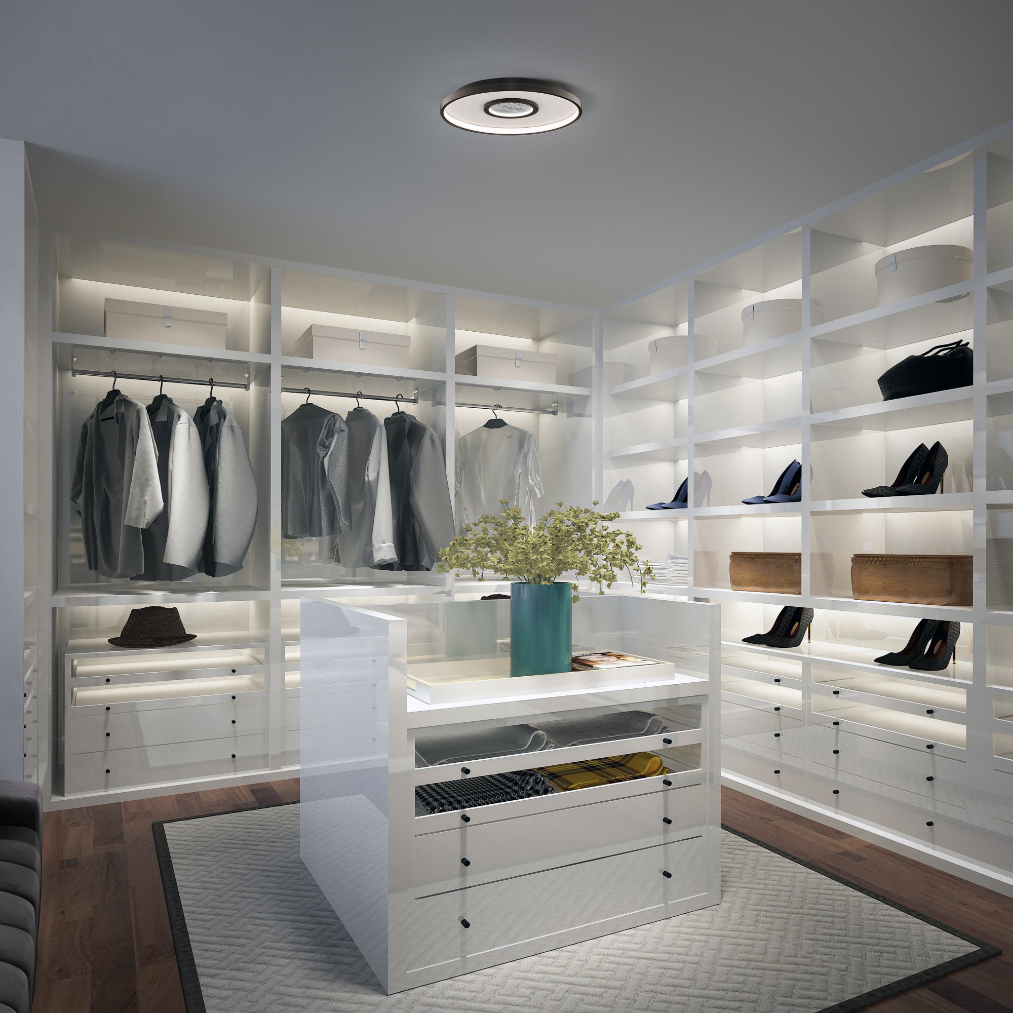 Pinpoint 4CCT Round LED Flush Mount By W.A.C. Lighting