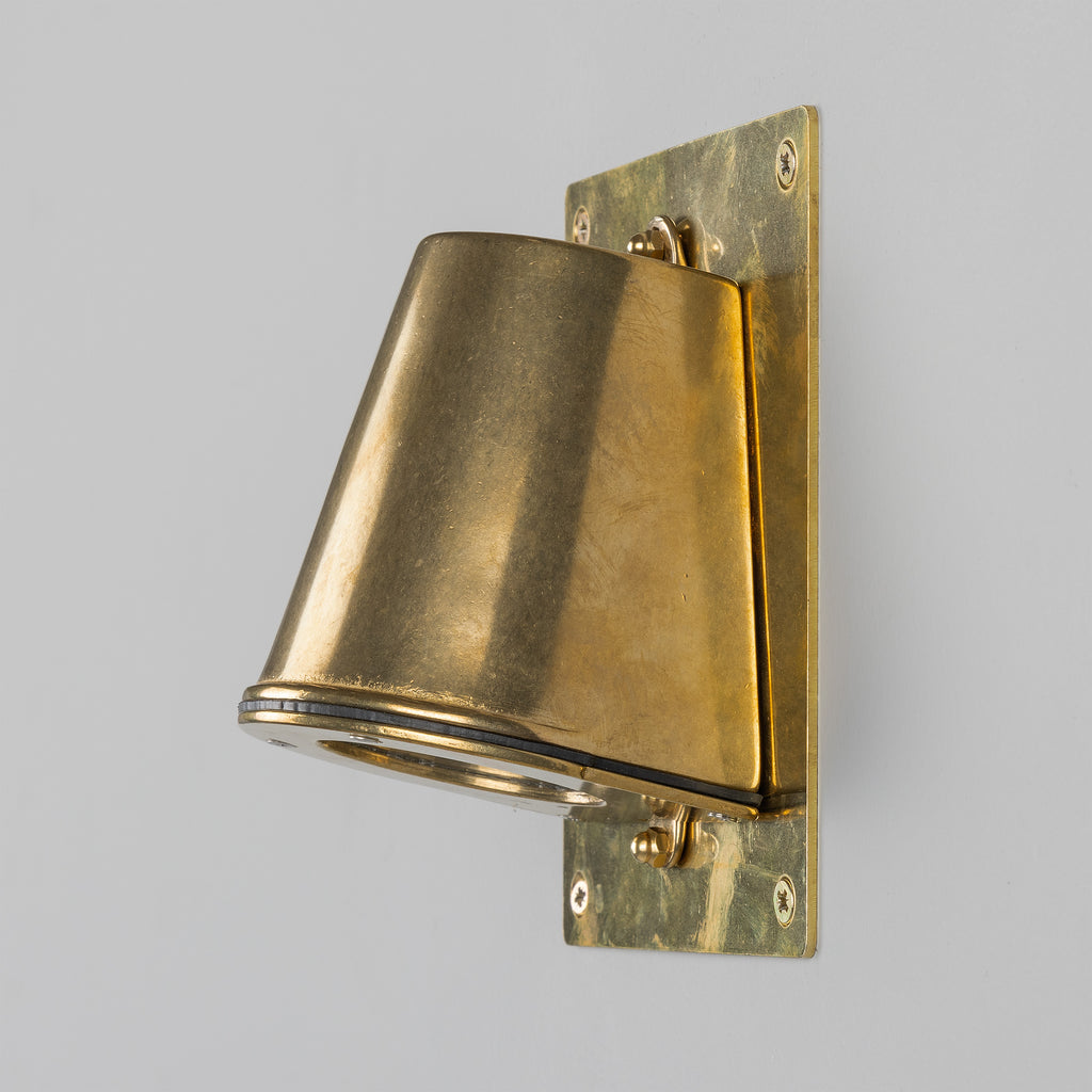 Wade Outdoor Brass Spotlight by Mullan Lighting