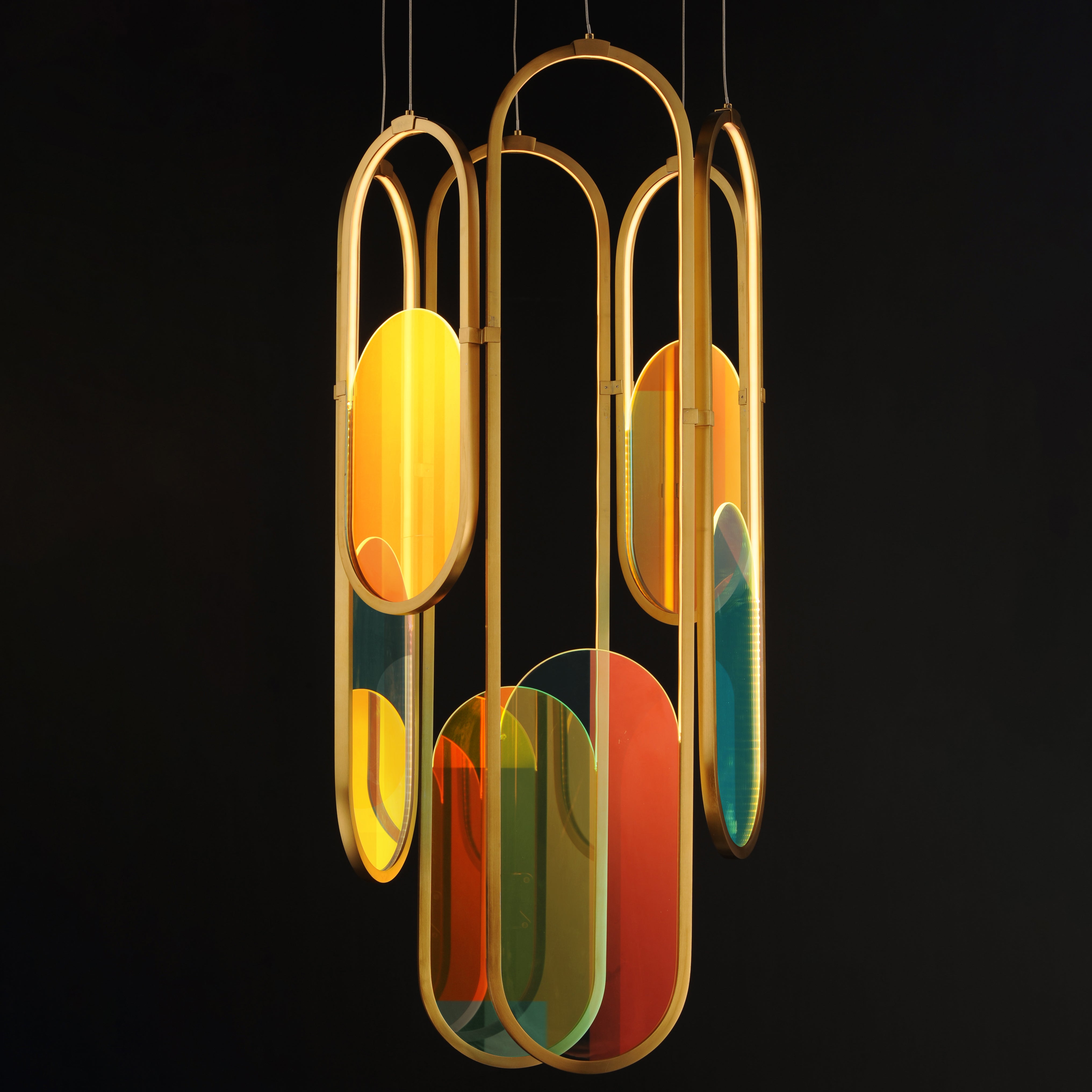 Trance Multi-Light LED Pendant By Studio M