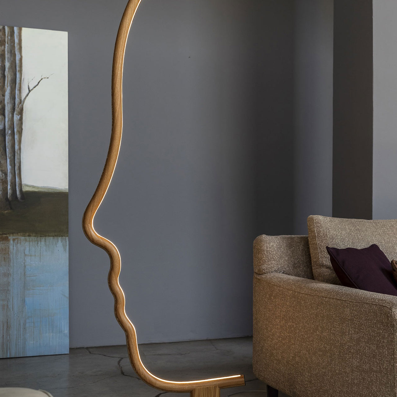 Vis a Vis Floor Lamp By Mogg