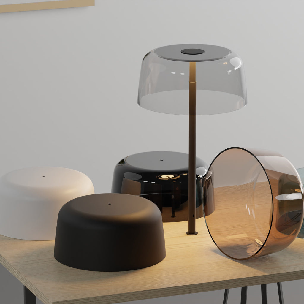 Yurei Co-working Light with Acrylic Shade By Koncept