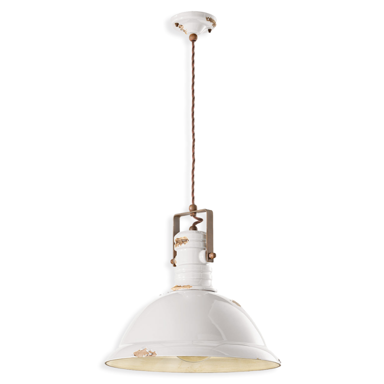 Industrial Bracket Pendant Light By Ferroluce
