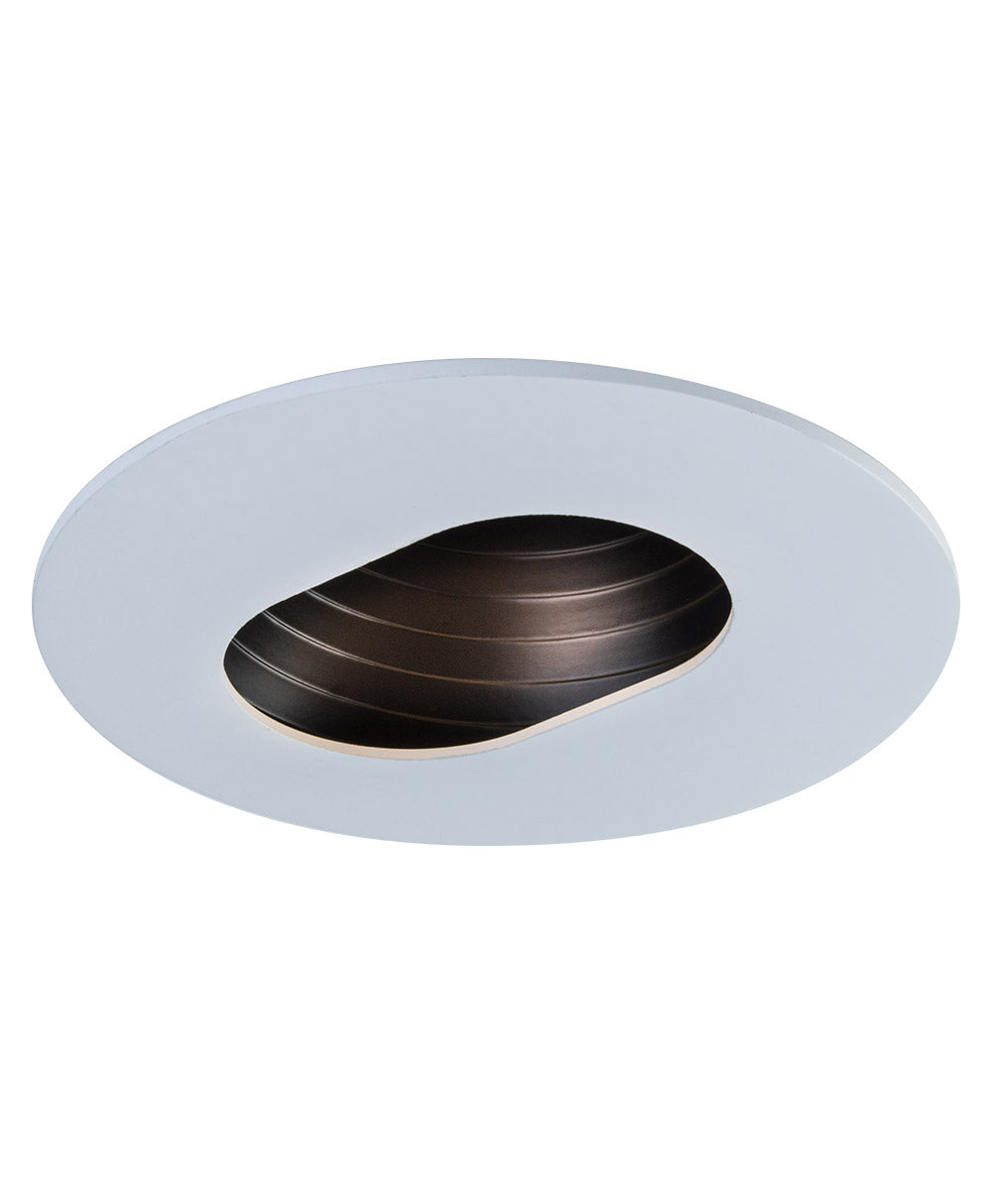 Sigma 2 Round Slot Wall Wash LED Fixture with Stepped Baffle By Liteline