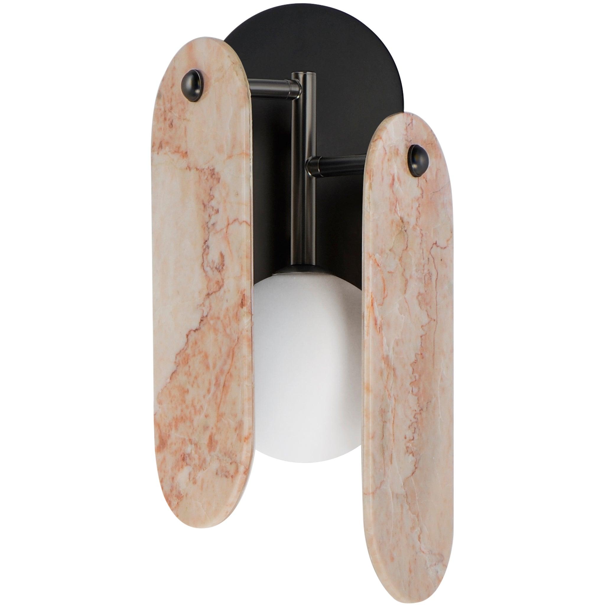 Megalith Stone Wall Sconce by Studio M